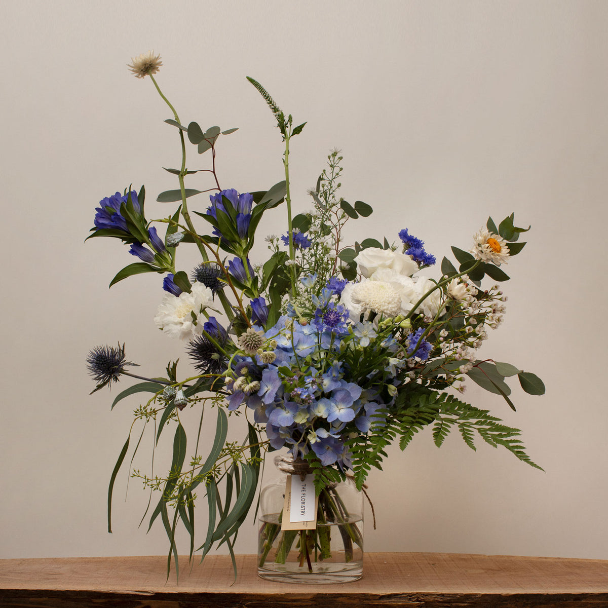 Baby Blue Flower Bouquet – The Floristry